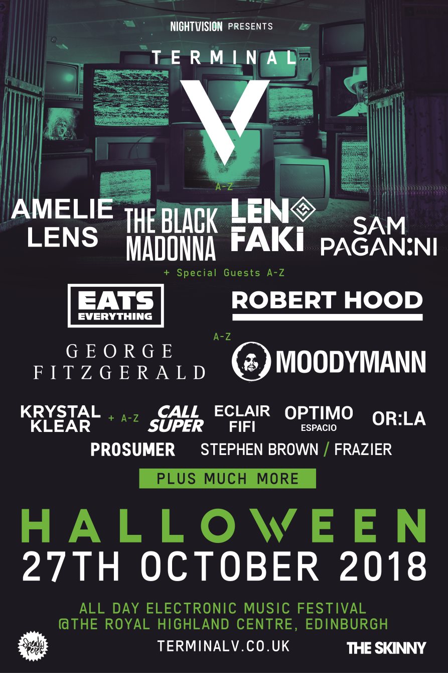 Terminal V Festival Halloween 2018 at Royal Highland Centre Edinburgh