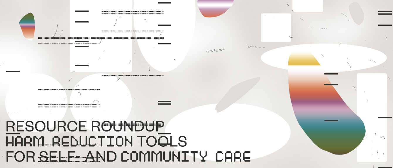 Resource Roundup: Harm Reduction Tools for Self- and Community Care ...