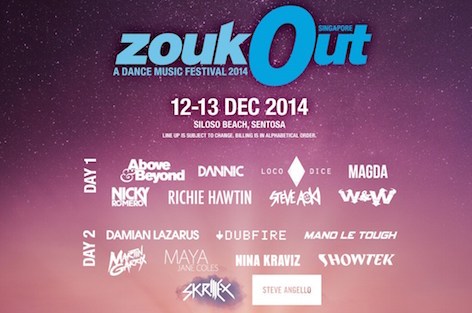 ZoukOut announces 2014 lineup · News RA