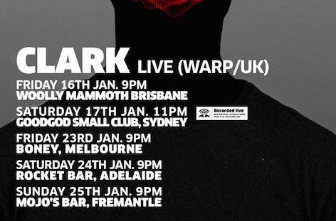 Clark billed for five Australian shows in January · News RA