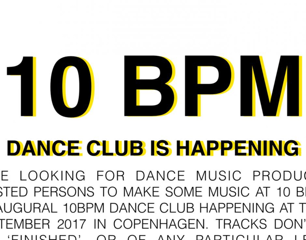 Copenhagen club night puts out open call for 10 BPM dance music · News RA