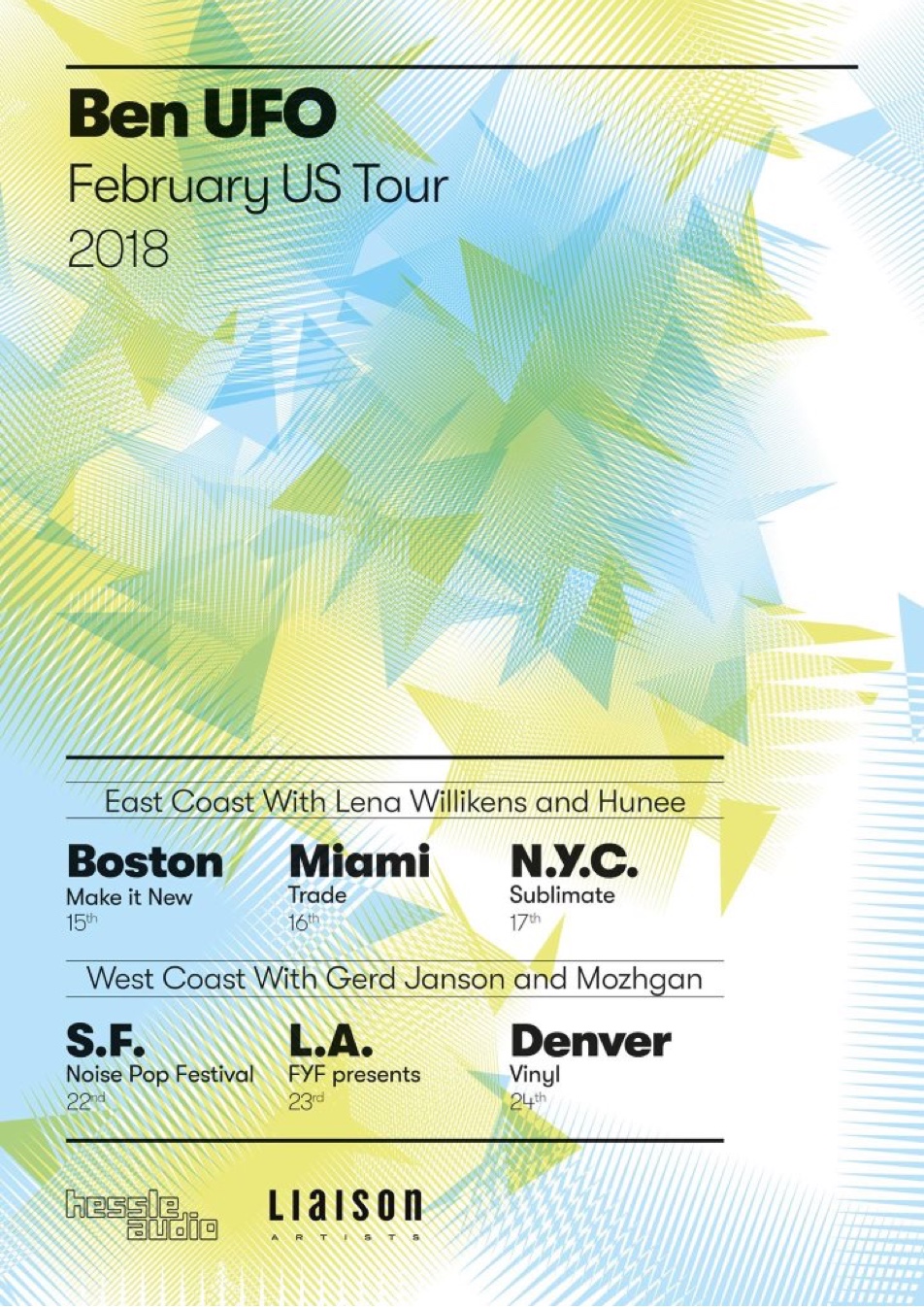 Ben UFO announces February USA tour with Lena Willikens, Gerd Janson ...