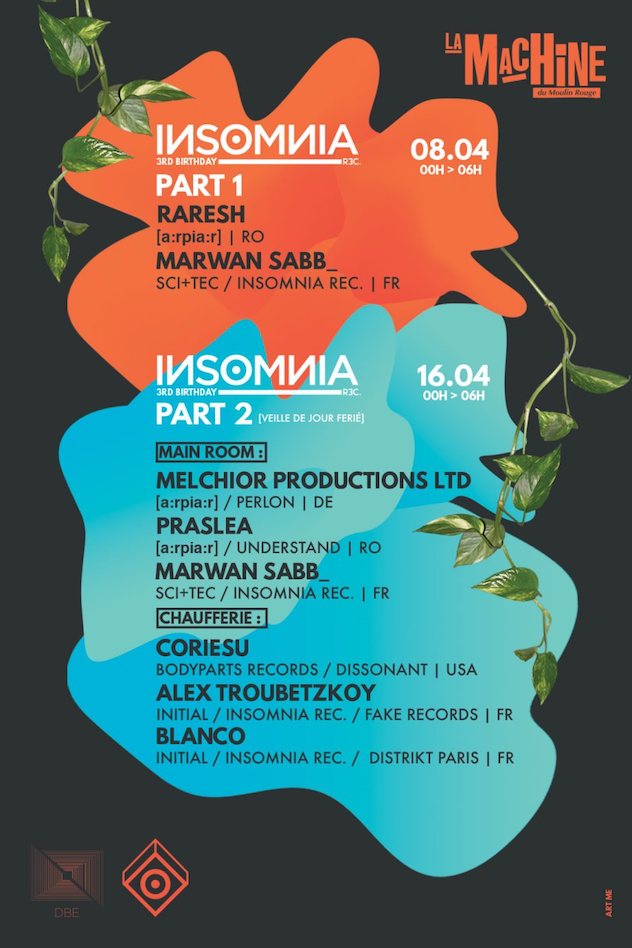 Insomnia turns three with Raresh and Thomas Melchior · News RA