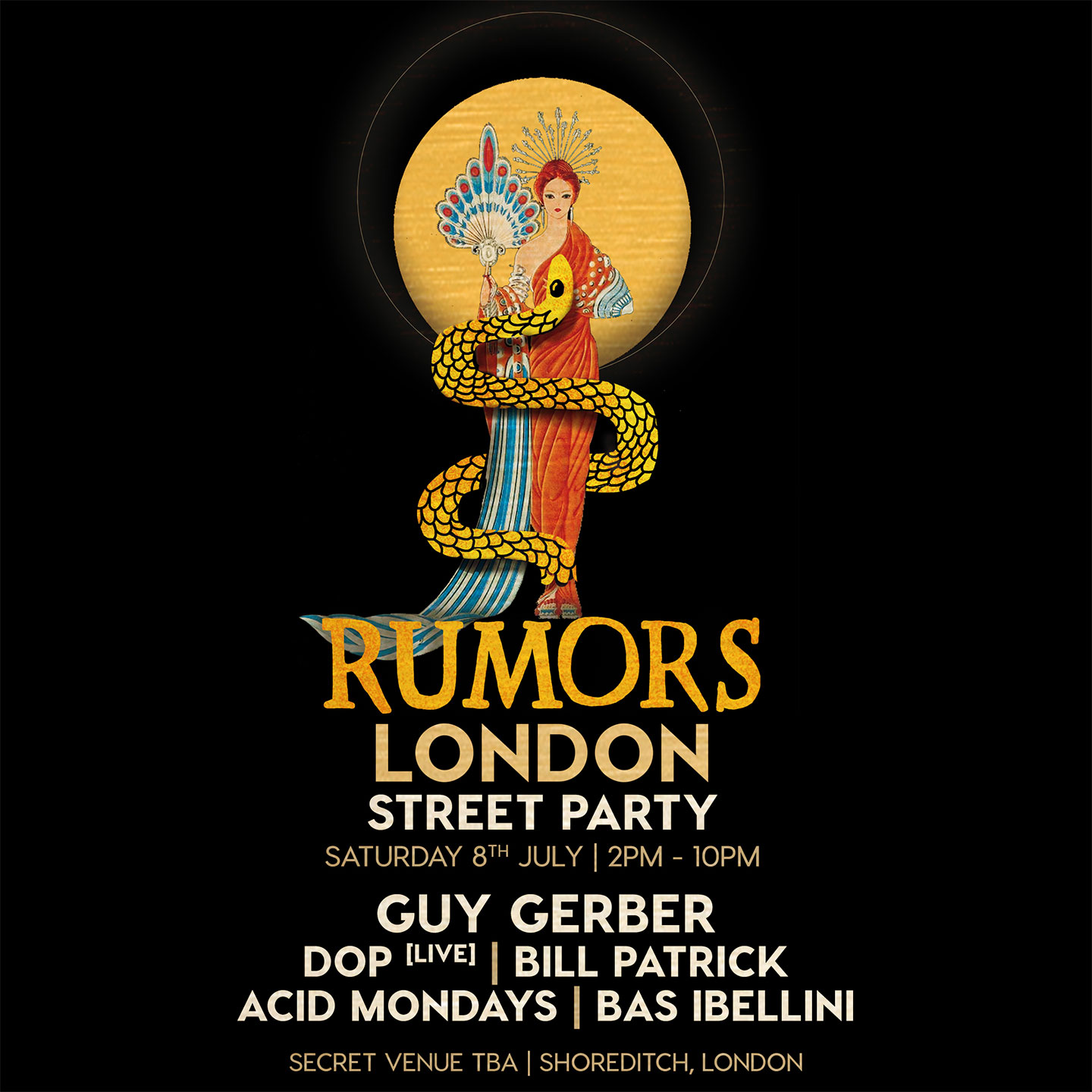 Guy Gerber is bringing his RUMORS party to the streets of East London ...