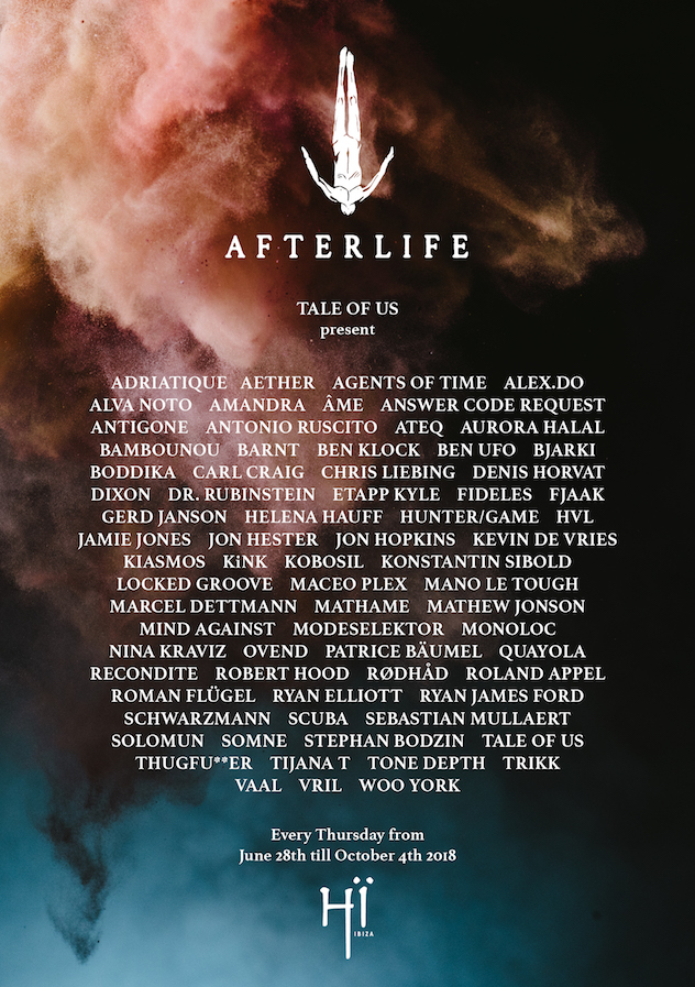 Afterlife announces weekly lineups in Ibiza with Carl Craig, Nina ...