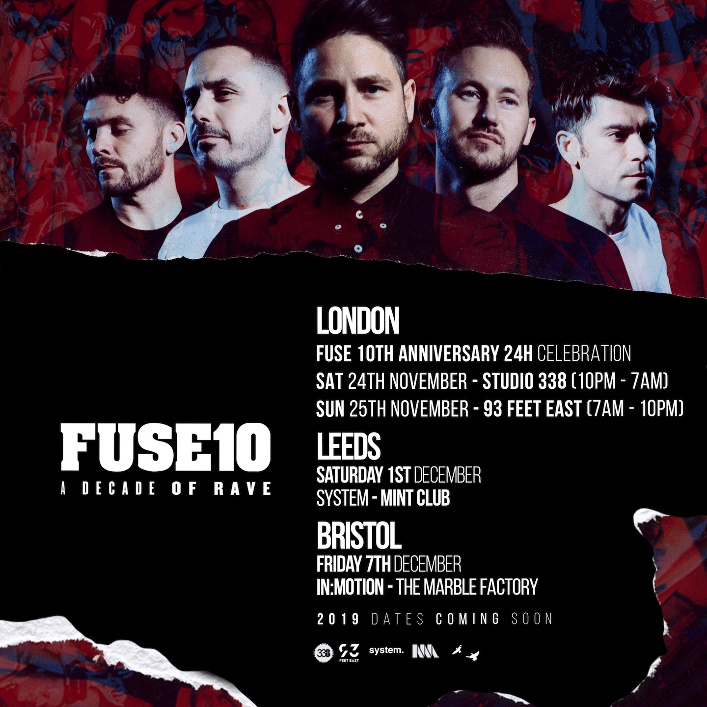 Fuse London celebrates ten years with UK tour · News RA