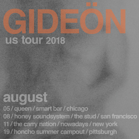 NYC Downlow resident Gideön tours the US this month · News RA