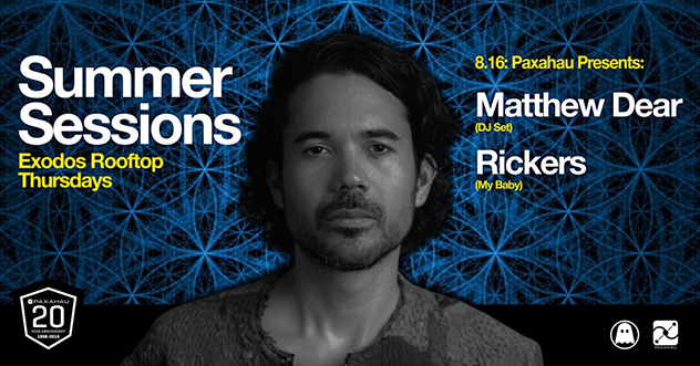 Matthew Dear booked for a rooftop party in Detroit · News RA