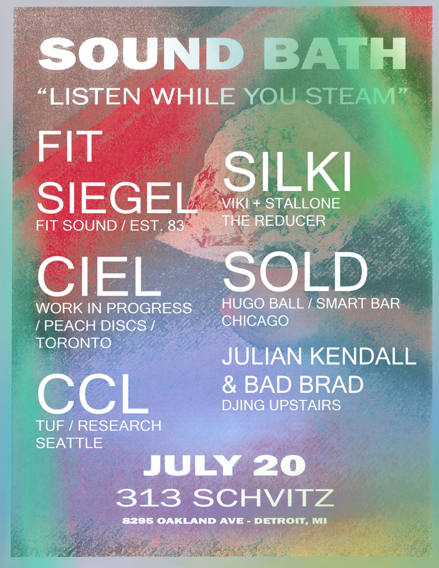 FIT, Galcher Lustwerk booked for Sound Bath series at The Schvitz, a ...