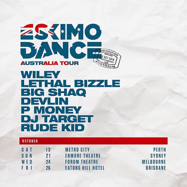 Wiley heads up Eskimo Dance Australian tour · News RA