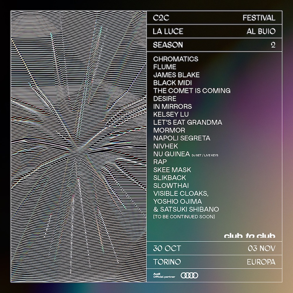 Club To Club festival announces 2019 lineup with Skee Mask, James Blake ...