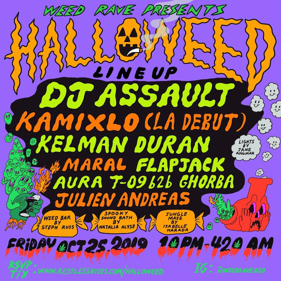 LA's Weed Rave announces hardcore-themed Halloweed event · News RA