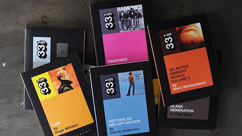 33 1/3 publisher details new series of short books focused on music ...
