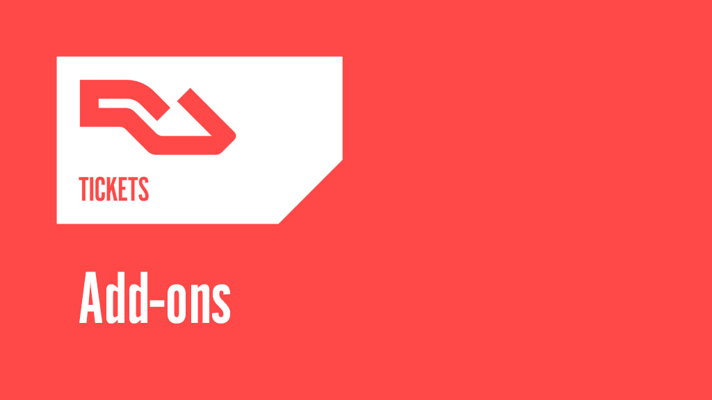 RA launches Add-ons to provide you with additional ticketing options ...