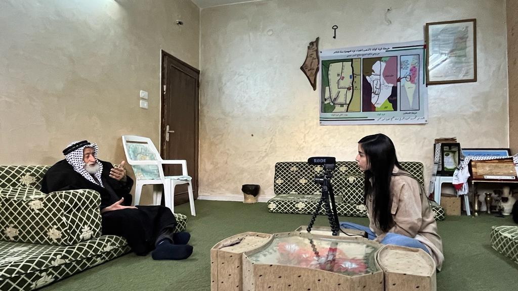 Palestinian artist Nour is documenting the mass displacement of ...