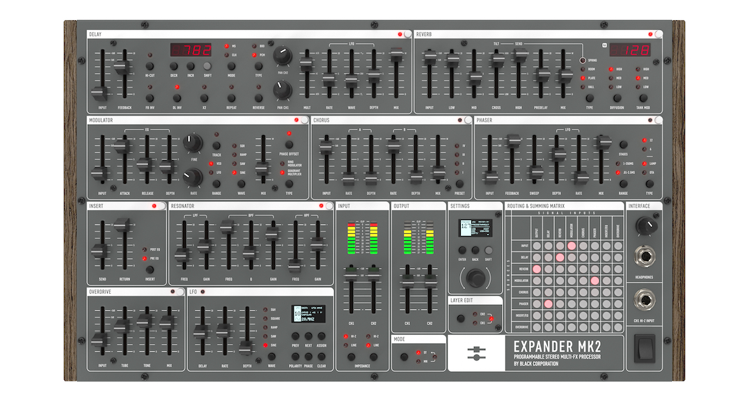 Black Corporation announces new Expander FX box · News RA