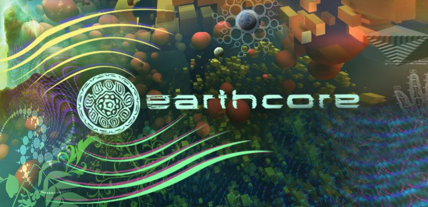 Earthcore Logo Earth Core Model Black And White Stock Photos & Images