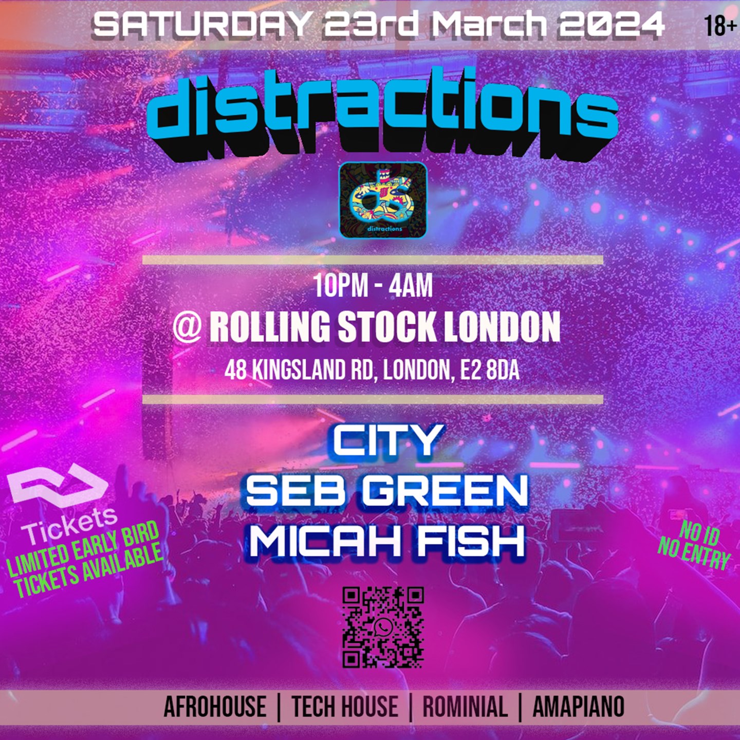 Distractions · Upcoming Events, Tickets & News